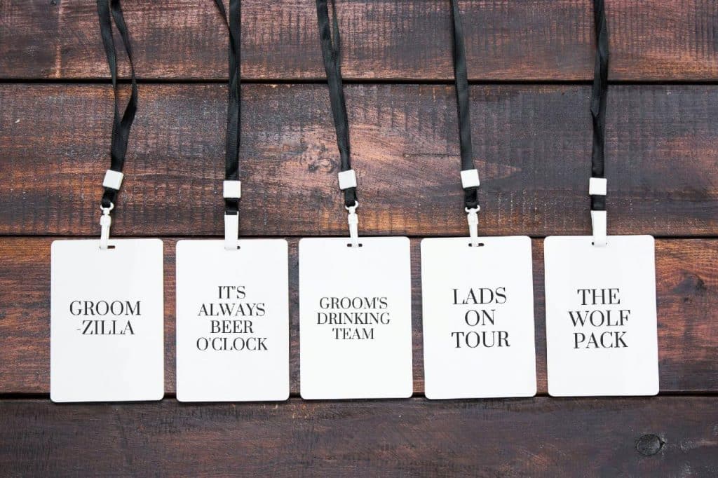 72 Ideas For Hilarious Stag Do Badges | The Stag's Balls